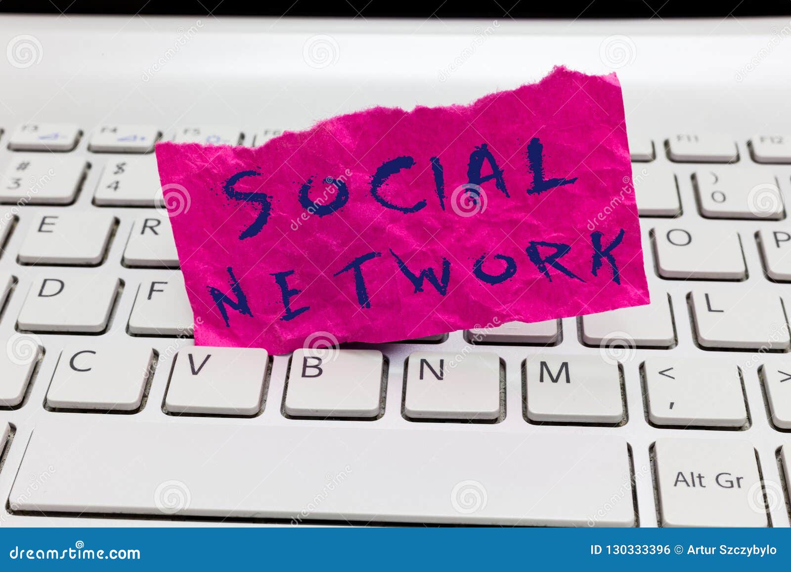 Word Writing Text Social Network. Business Concept for Interactions ...