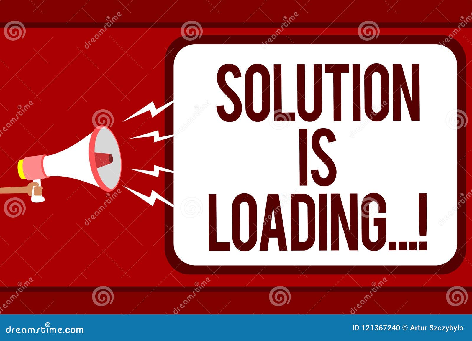 Word Writing Text Solution is Loading... Stock Illustration ...