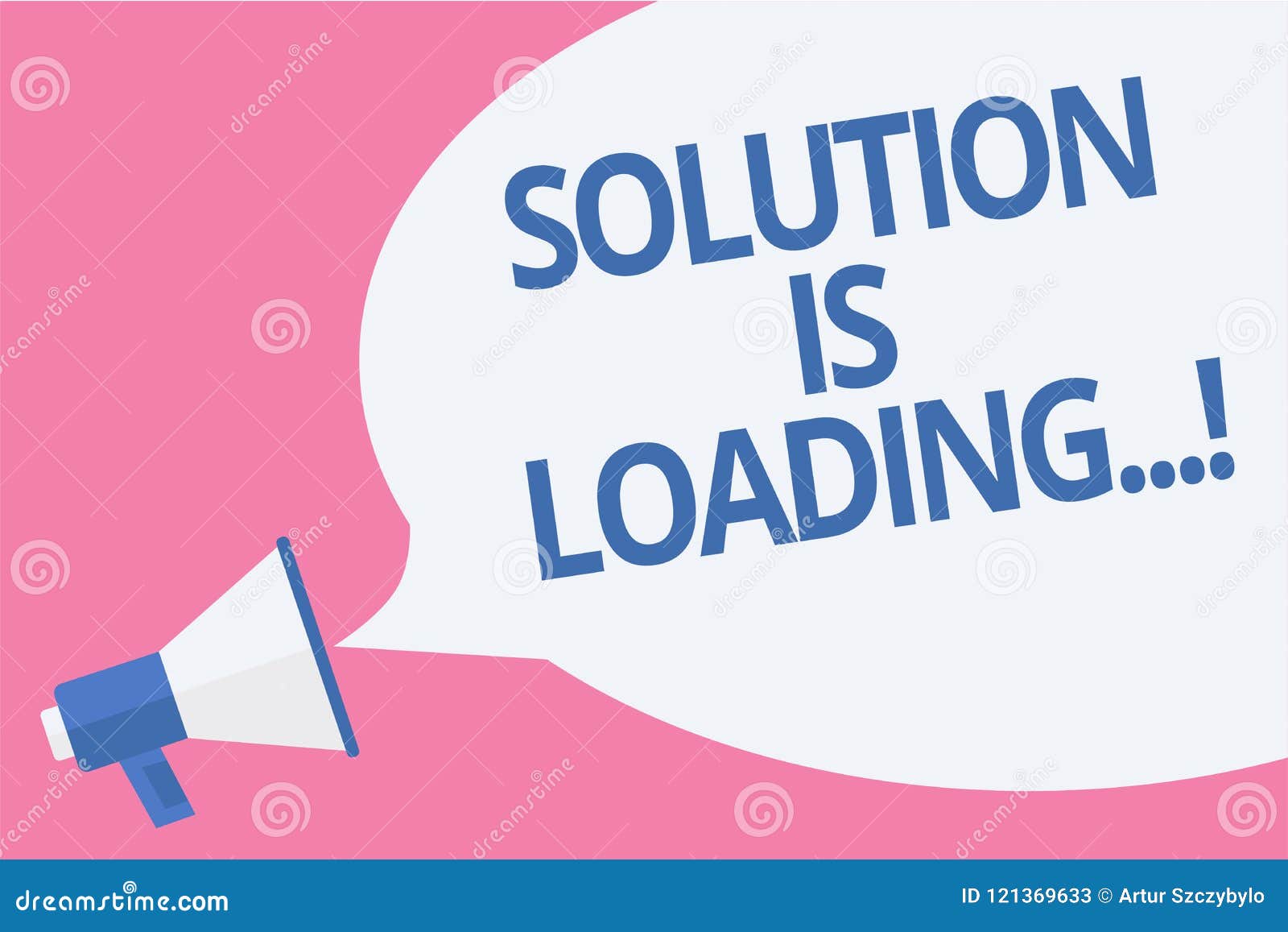 Word Writing Text Solution is Loading... Stock Illustration ...
