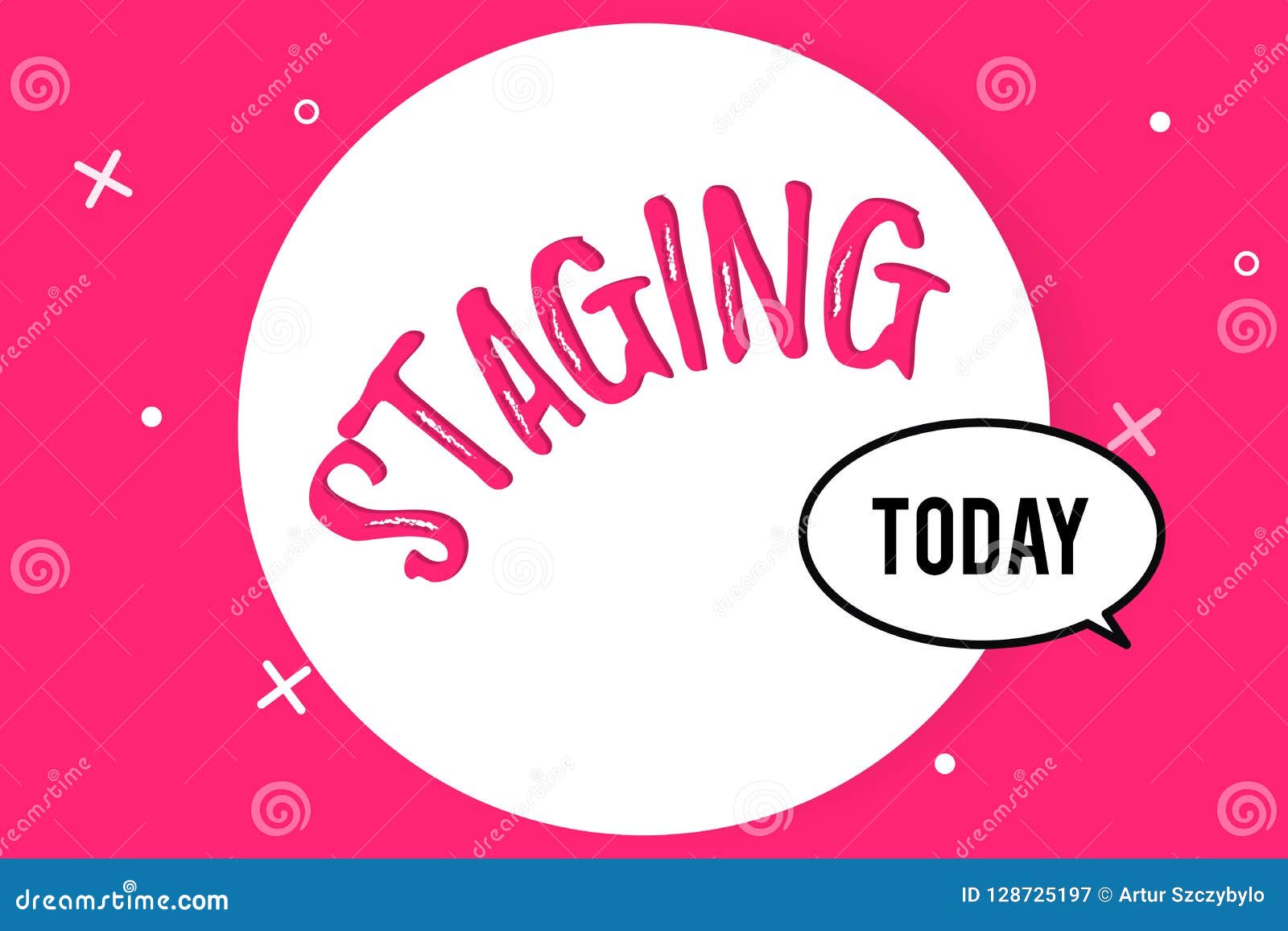 Word Writing Text Staging. Business Concept for Method Presenting Play ...