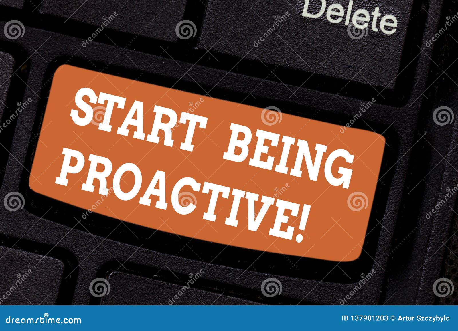 Being Proactive Not Reactive Crossed Blackboard Chalkboard Royalty-Free ...