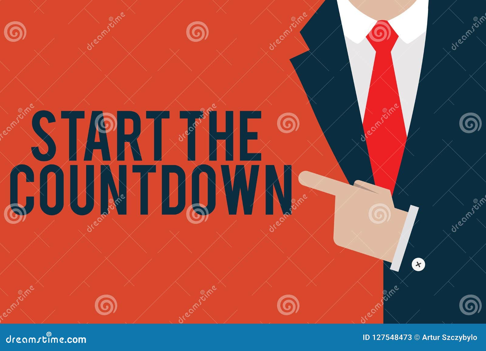 Word Writing Text Start the Countdown. Business Concept for Sequence of ...