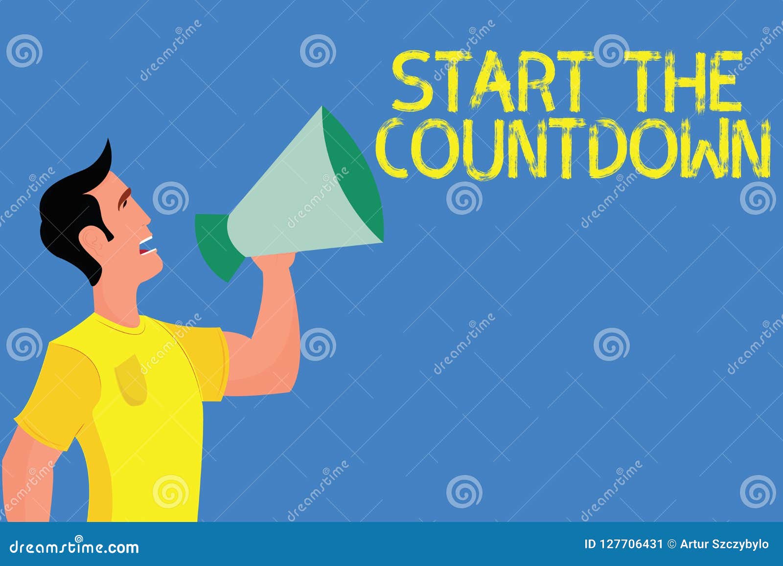 Word Writing Text Start the Countdown. Business Concept for Sequence of ...