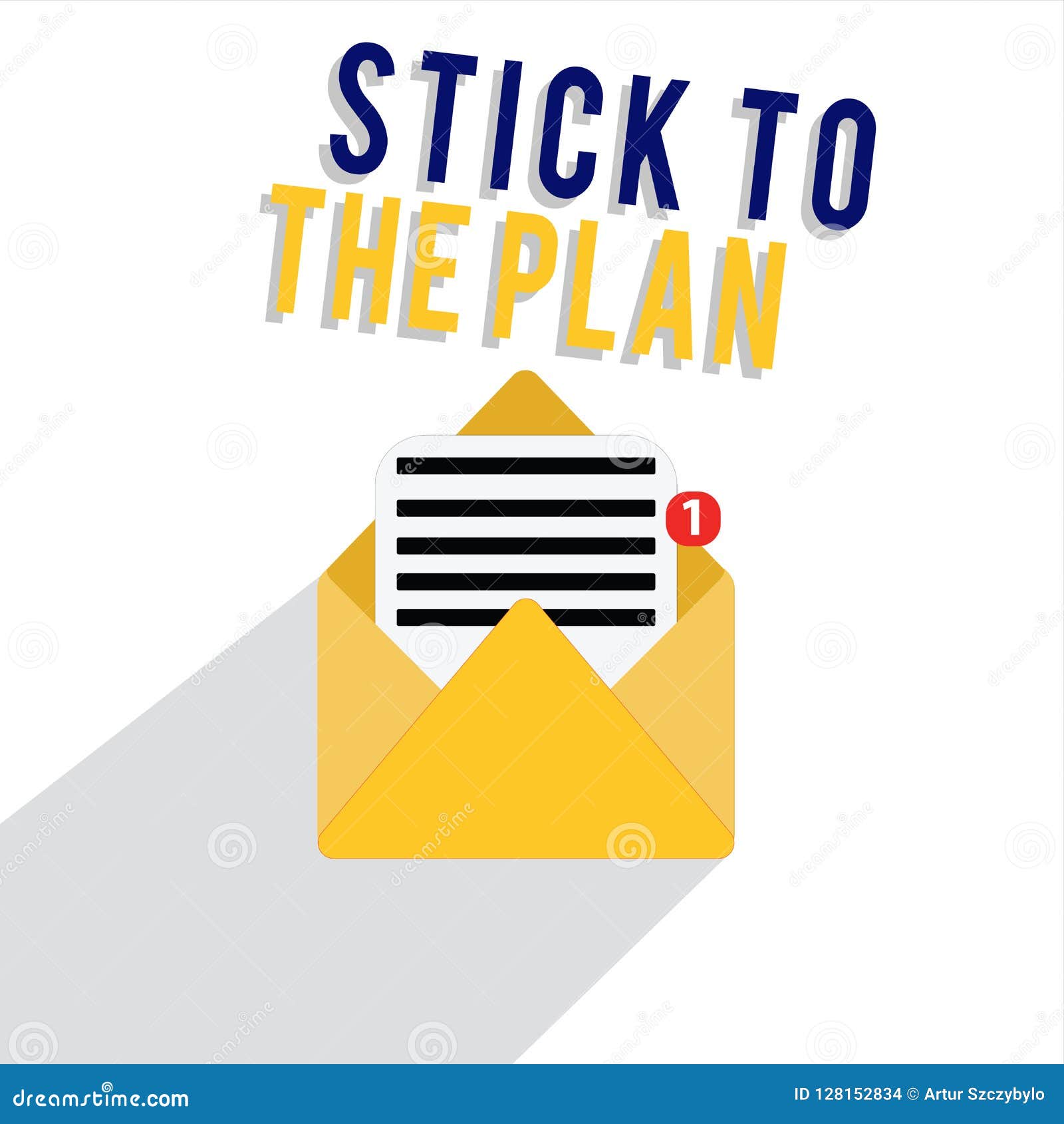 Word Writing Text Stick To the Plan. Business Concept for To Adhere To ...