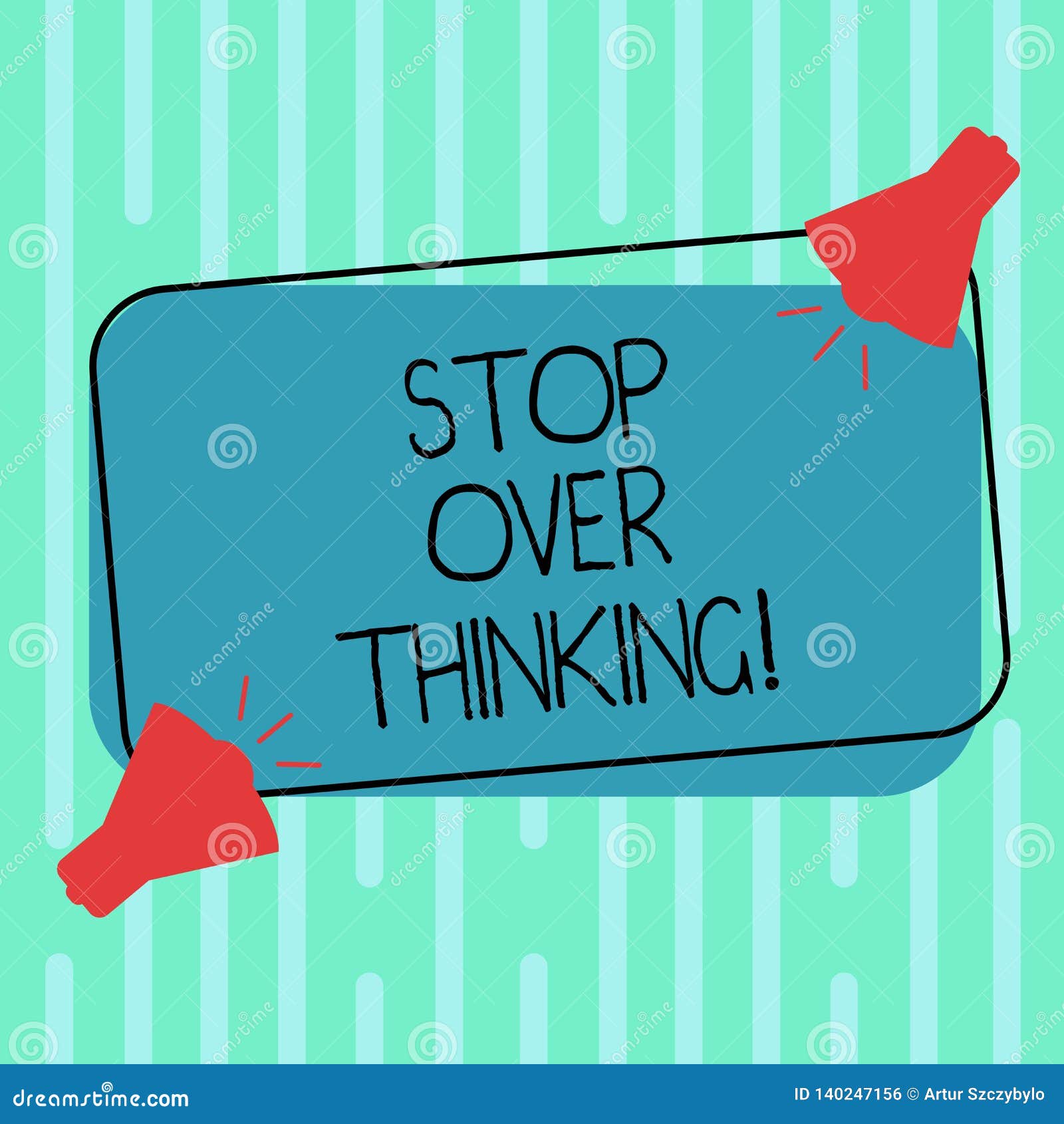 Word Writing Text Stop Over Thinking. Business Concept for Avoid Think ...