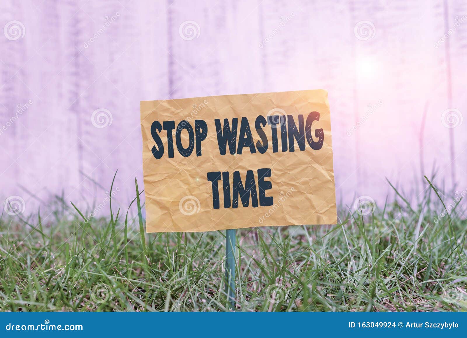 Word Writing Text Stop Wasting Time. Business Concept for Advising ...