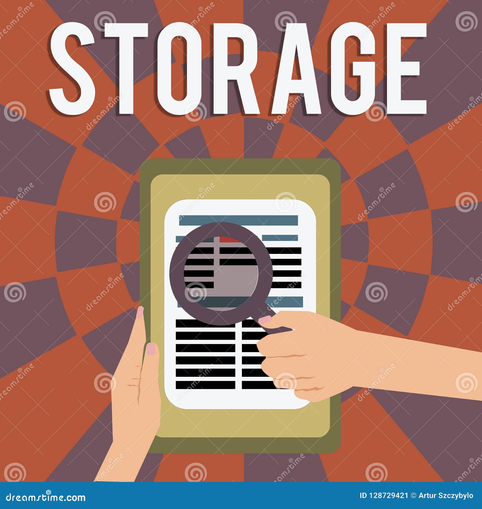 Word Writing Text Storage. Business Concept for Action of Storage ...