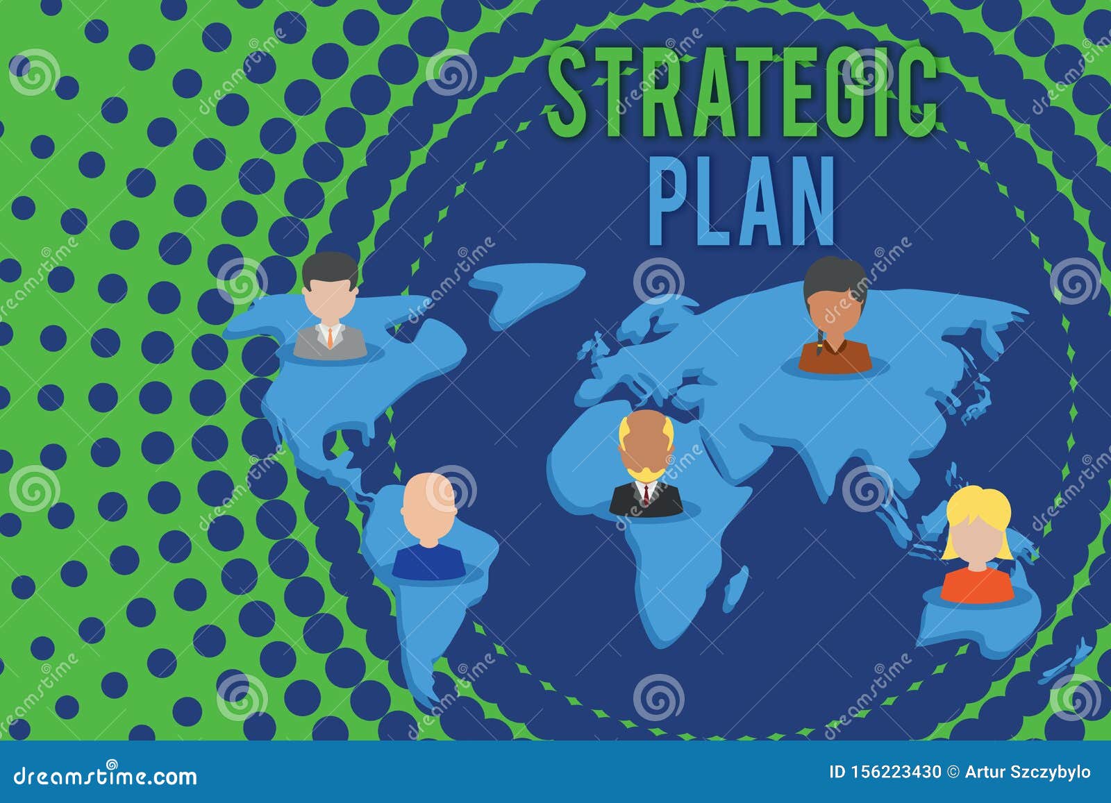 Word Writing Text Strategic Plan. Business Concept for a Systematic ...