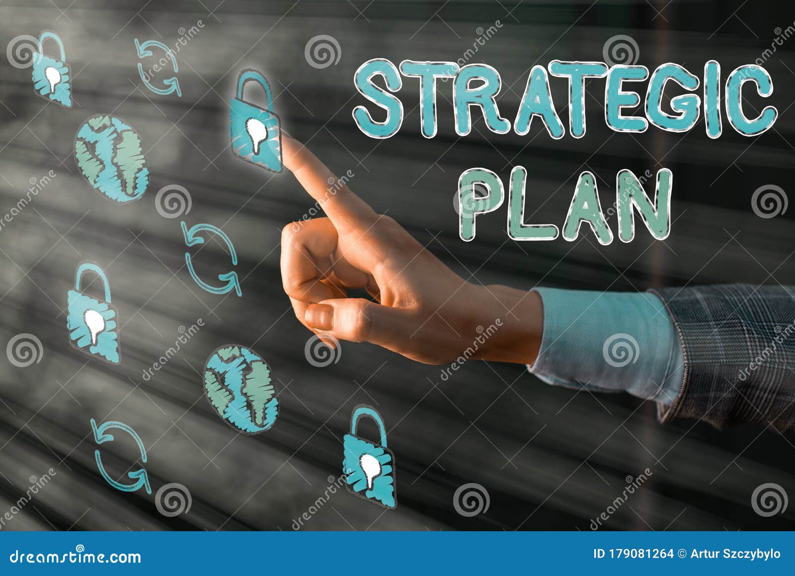 Word Writing Text Strategic Plan. Business Concept for a Systematic ...