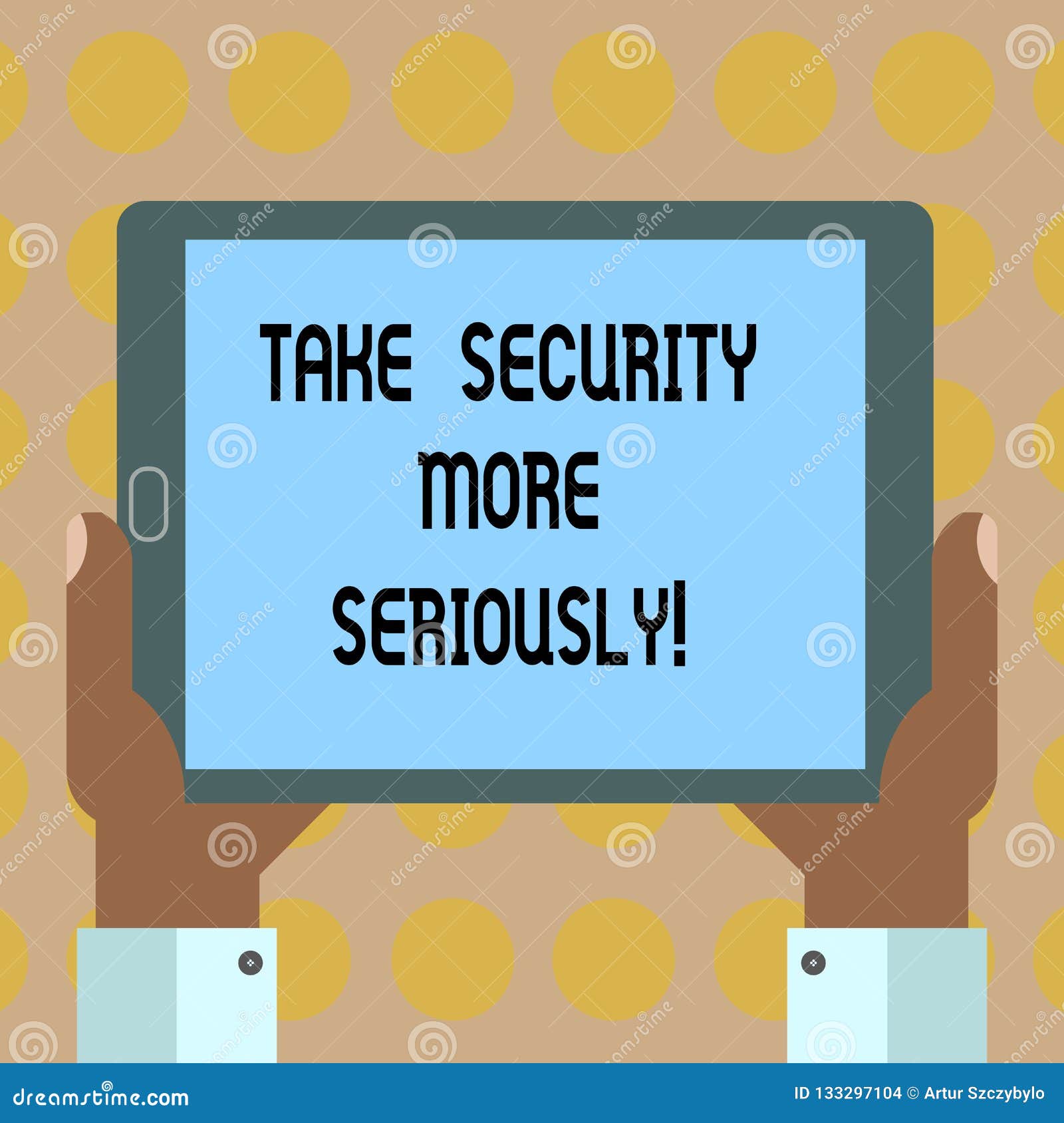 Word Writing Text Take Security More Seriously. Business Concept for Be ...