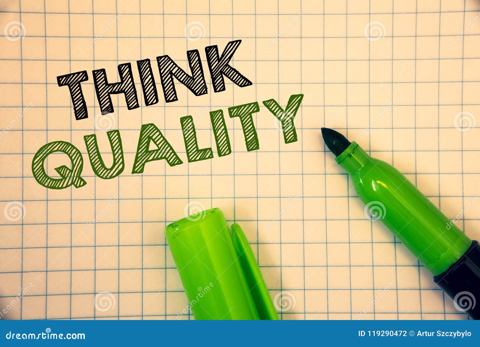Word Writing Text Think Quality. Business Concept for Thinking of ...