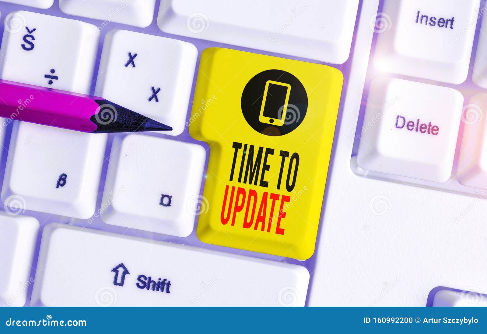 Word Writing Text Time To Update. Business Concept for Act Updating ...