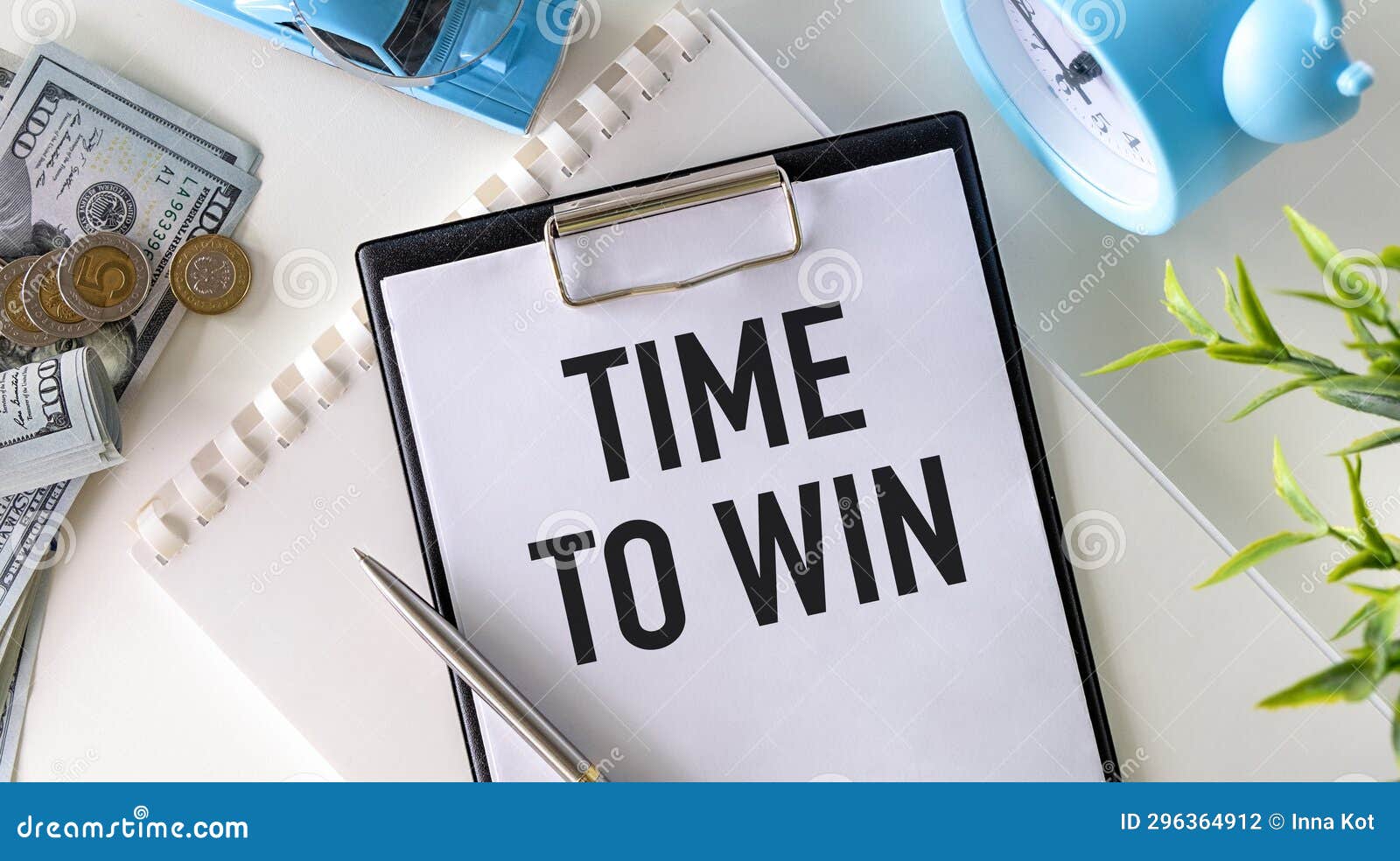 Word Writing Text TIME TO WIN. Business Concept on Table Chart Stock ...