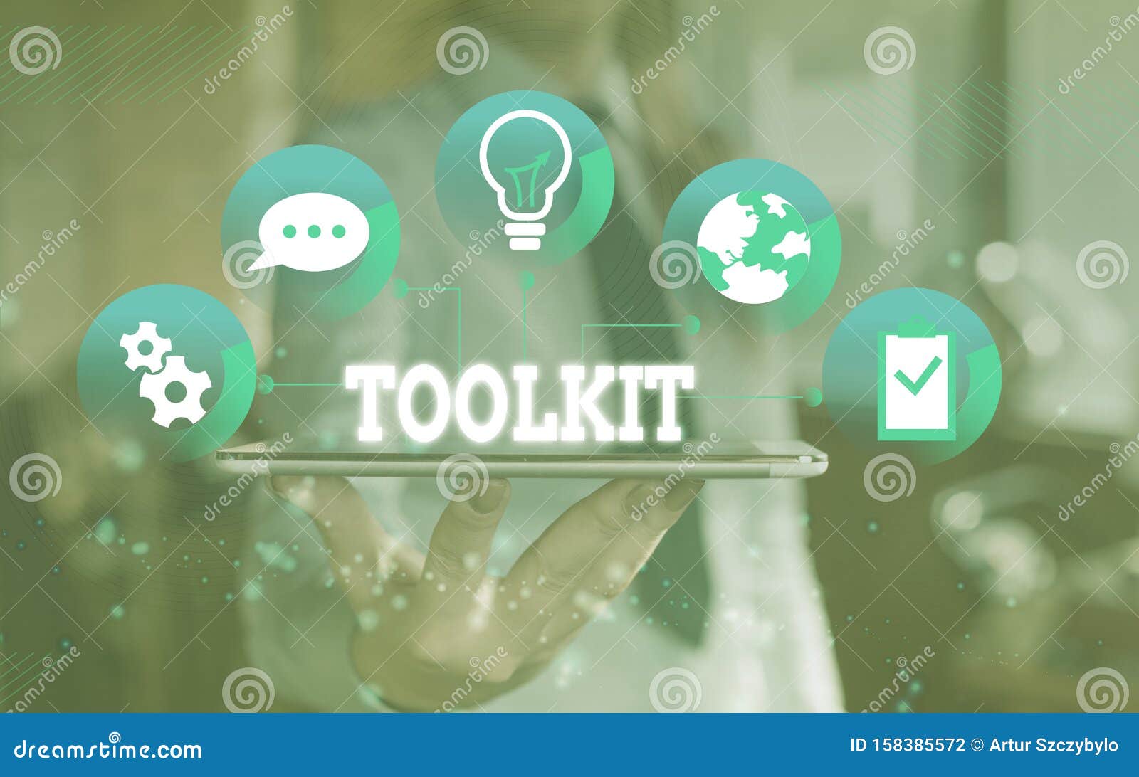 Word Writing Text Toolkit. Business Concept for Set of Tools Kept in a ...