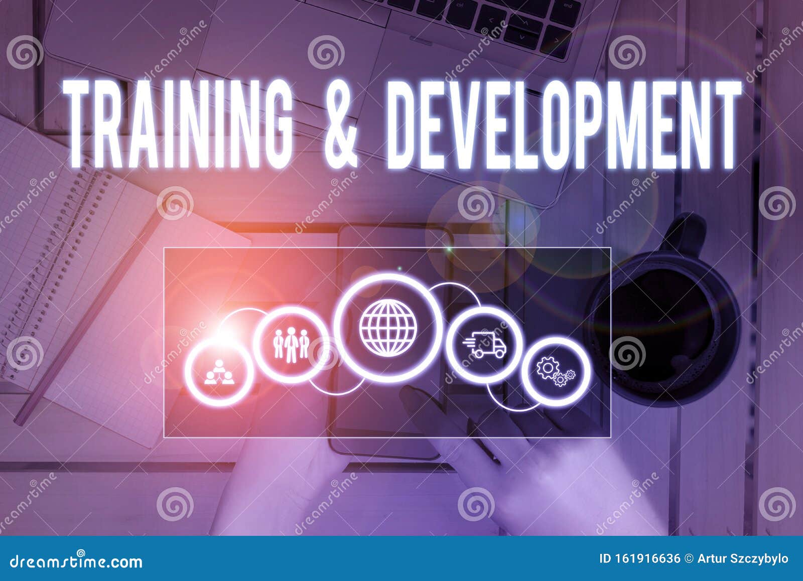 Word Writing Text Training and Development. Business Concept for Learn ...