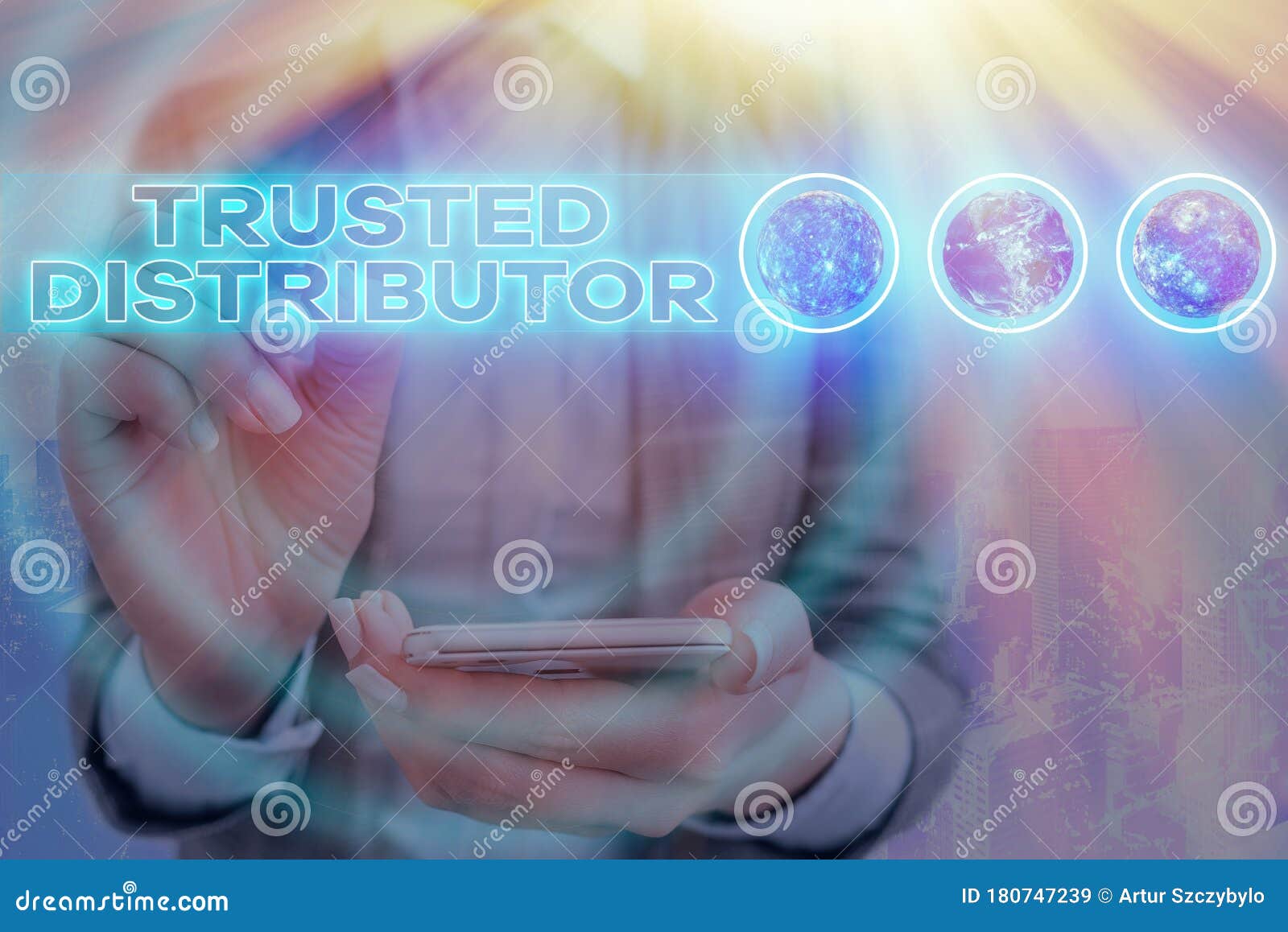 Word Writing Text Trusted Distributor. Business Concept for Authorized ...