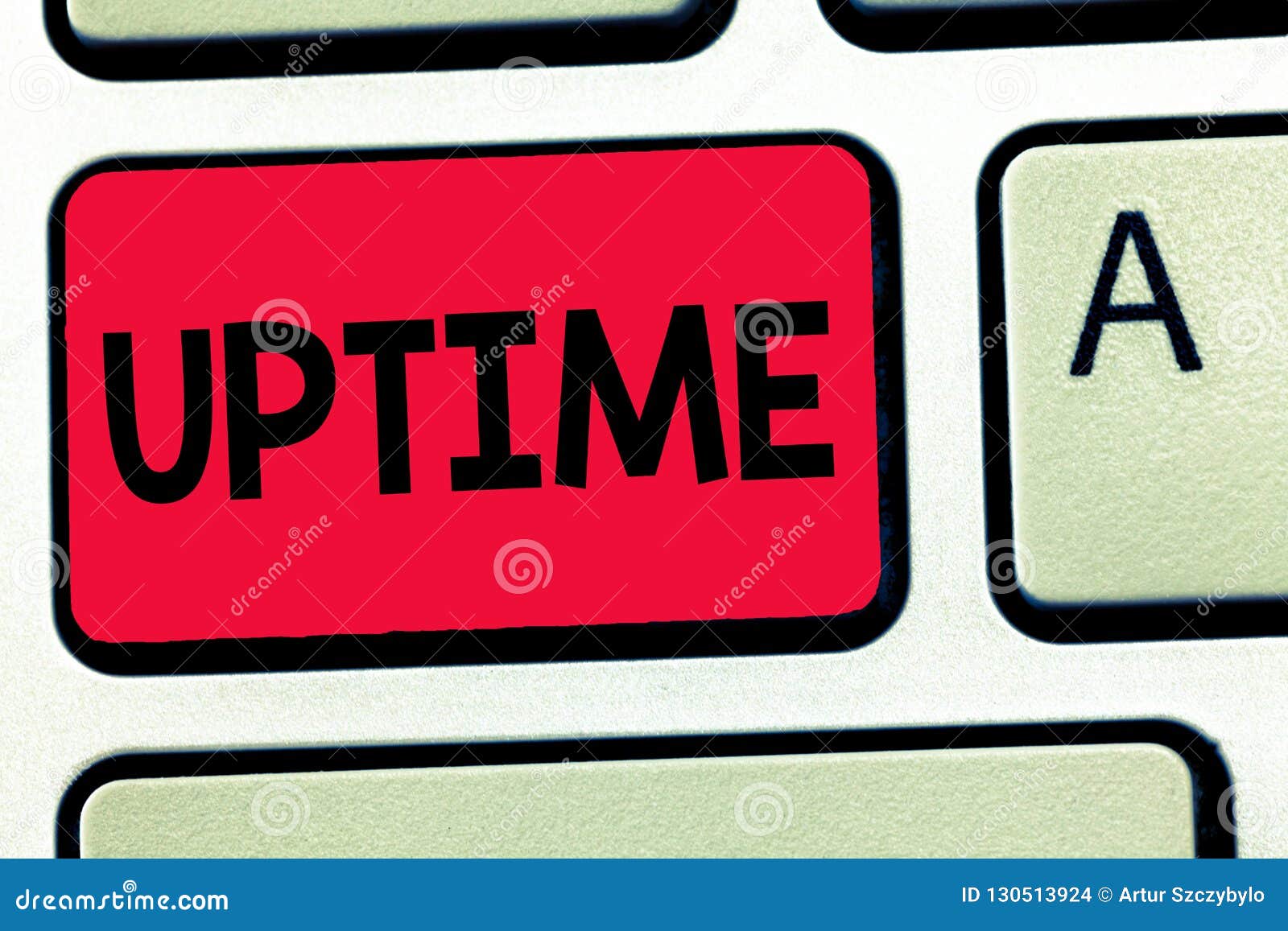 Word Writing Text Uptime. Business Concept for Time during Which ...