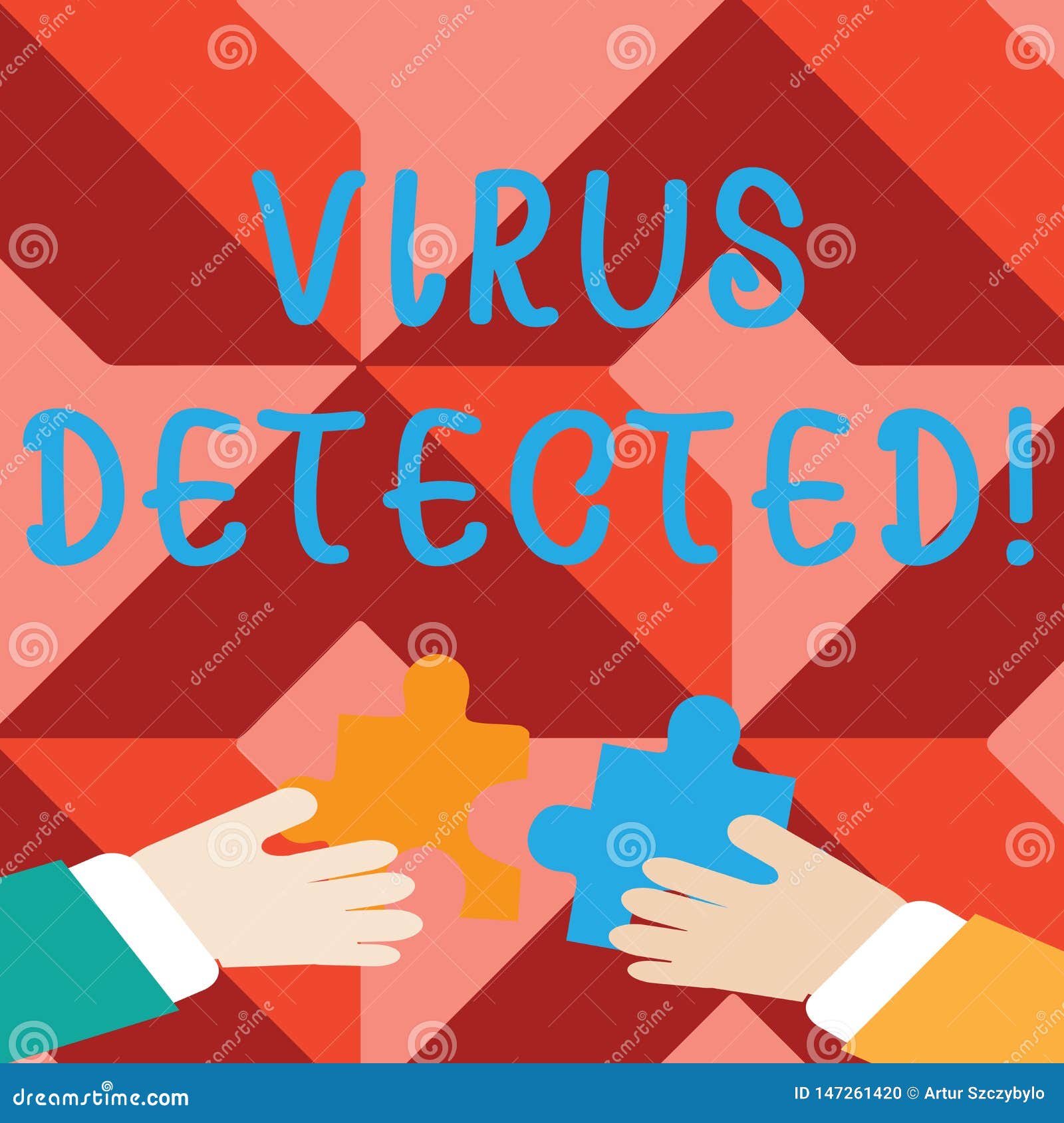 Word Writing Text Virus Detected. Business Concept for Identified a ...