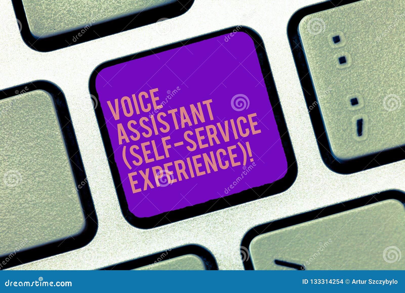 Word Writing Text Voice Assistant Self Service Experience. Business ...