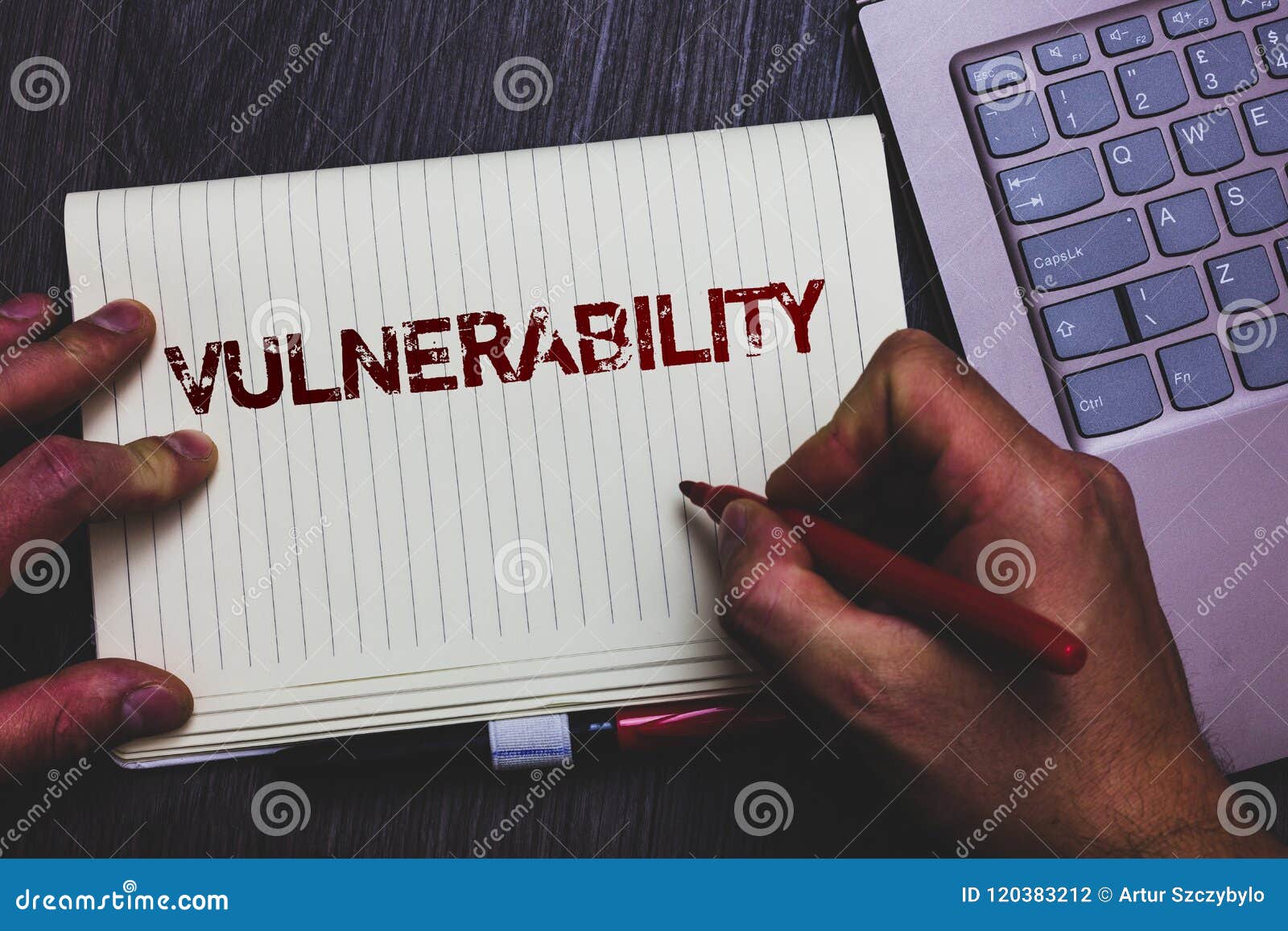 Word Vulnerability On Wooden Cubes, Concept Background Stock Image ...