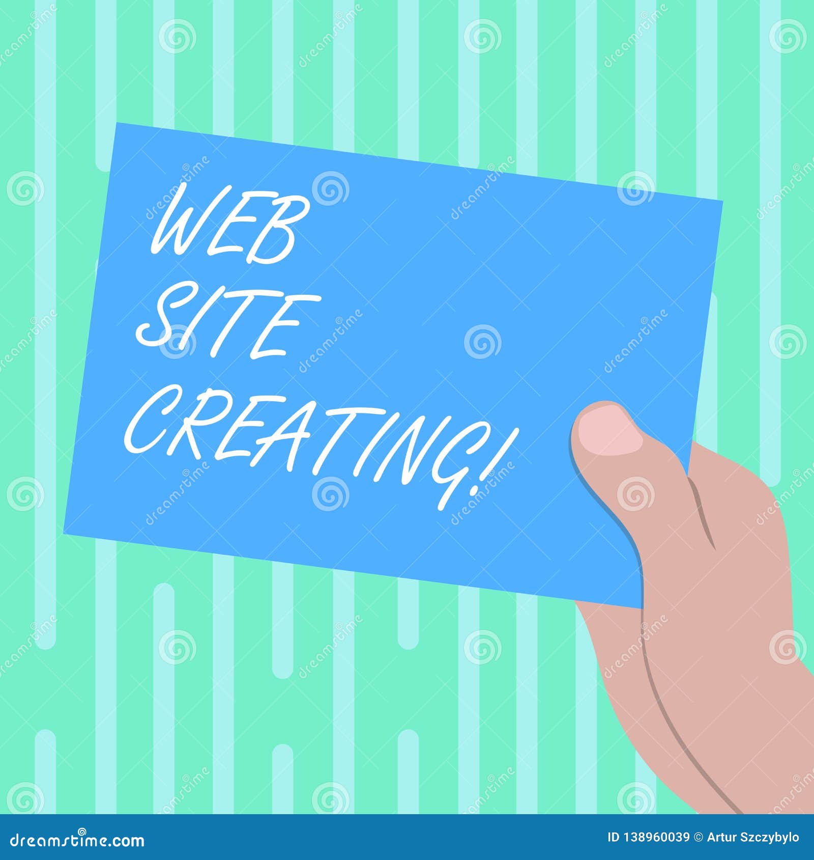 Word Writing Text Web Site Creating. Business Concept for Create Site ...