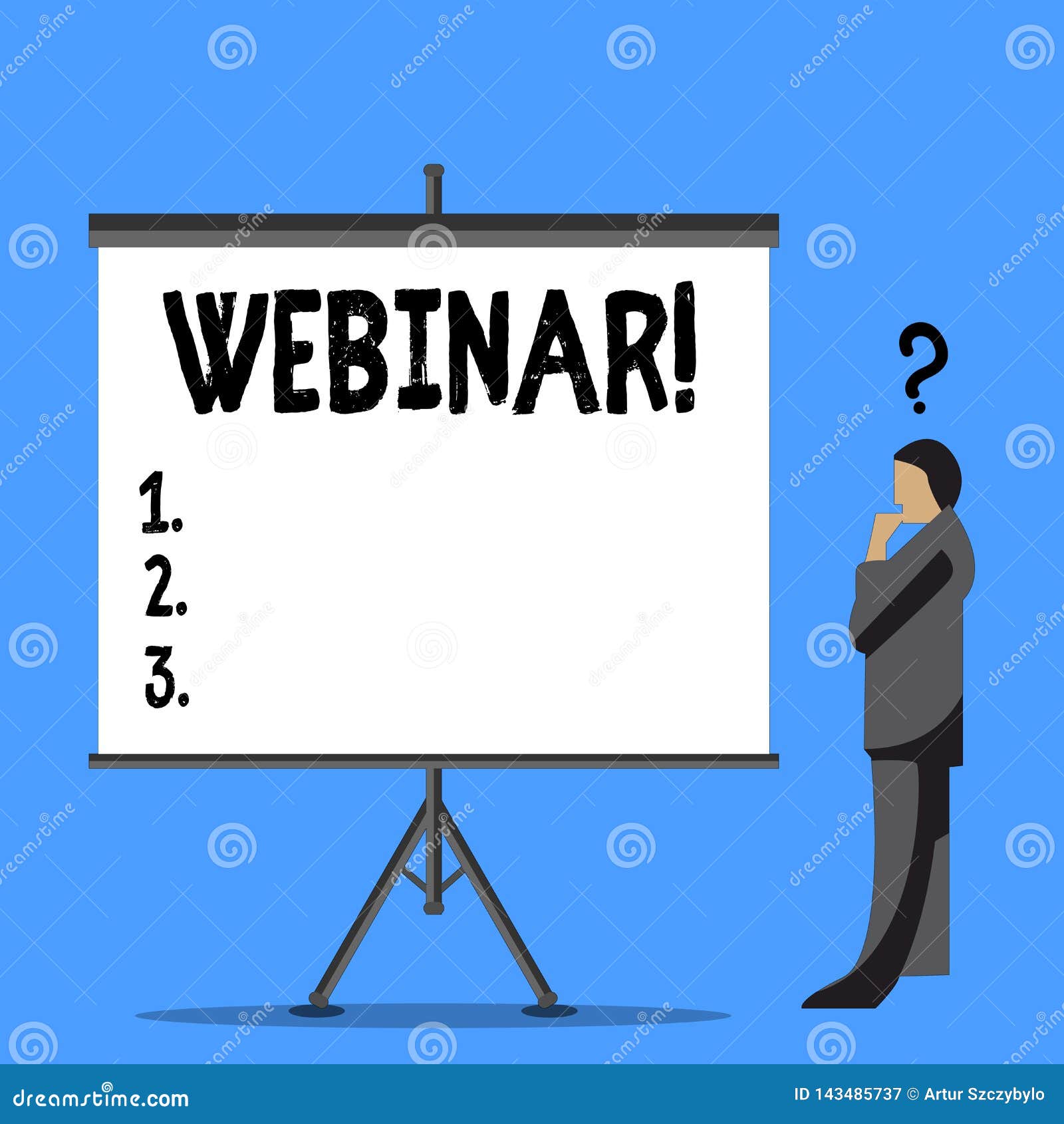 Word Writing Text Webinar. Business Concept for Internet Distance ...