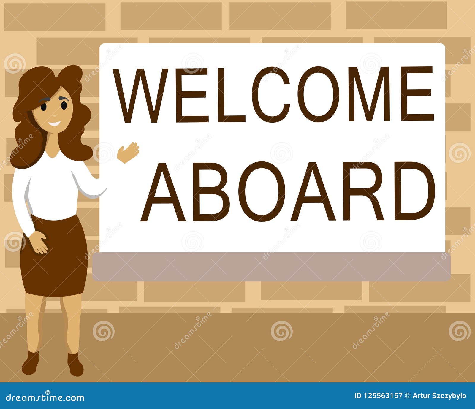 Word Writing Text Welcome Aboard. Business Concept for Expression of ...