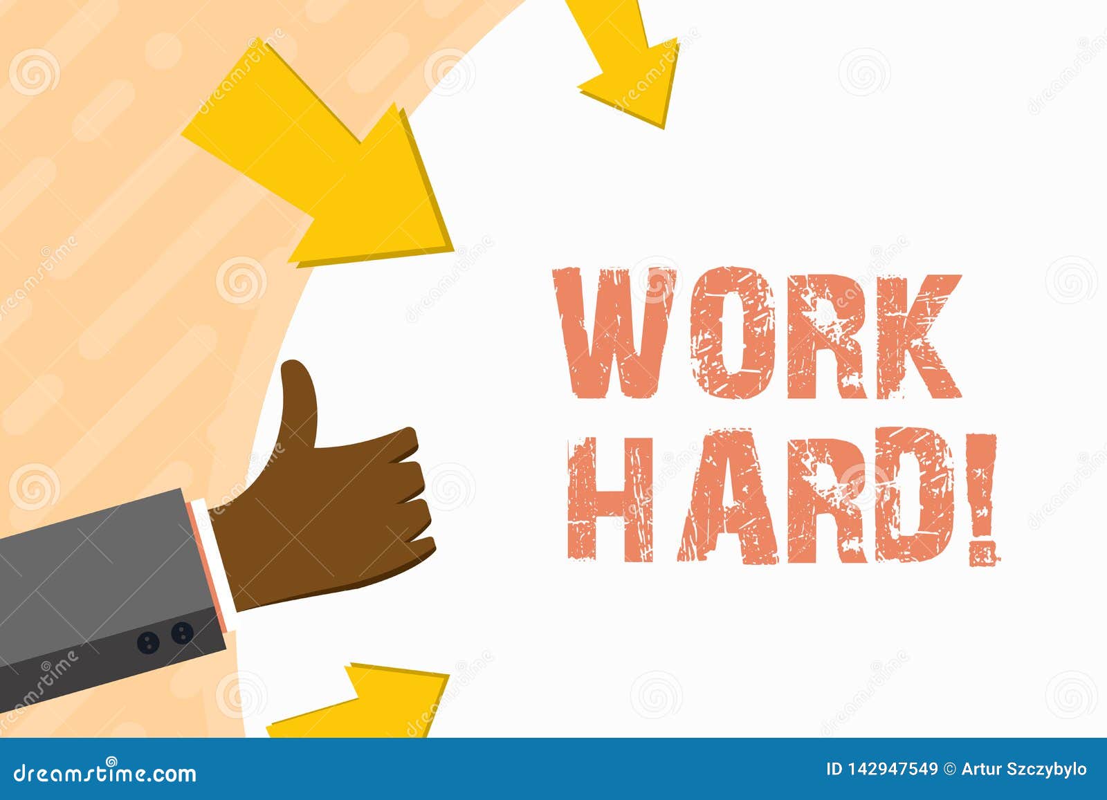 Word Writing Text Work Hard. Business Concept for Someone that Puts ...