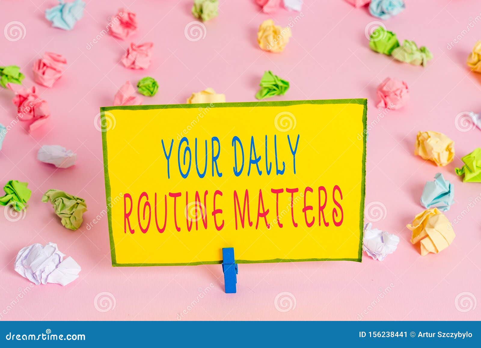 Word Writing Text Your daily Routine Matters. Business Concept for ...