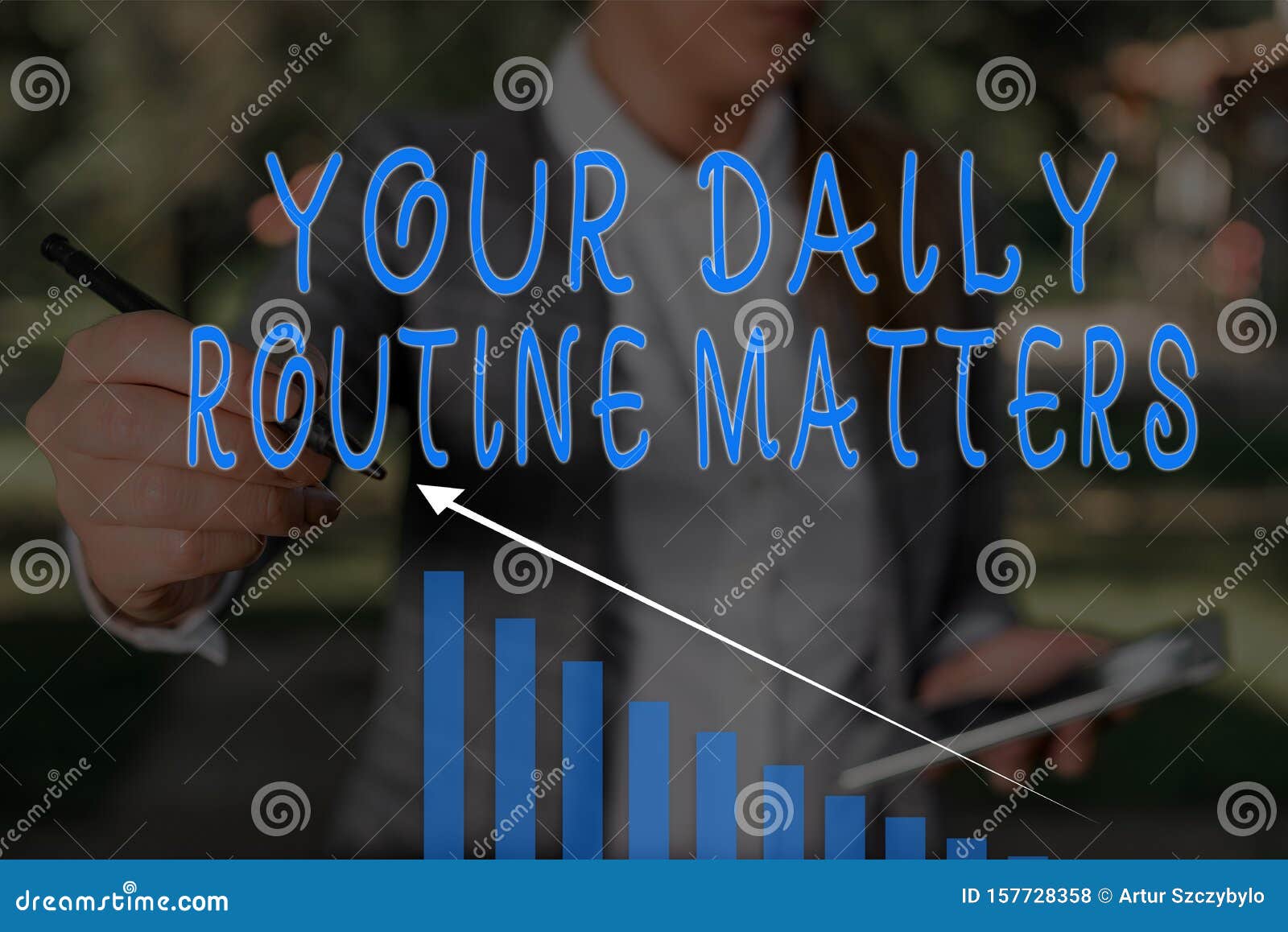 Word Writing Text Your daily Routine Matters. Business Concept for ...