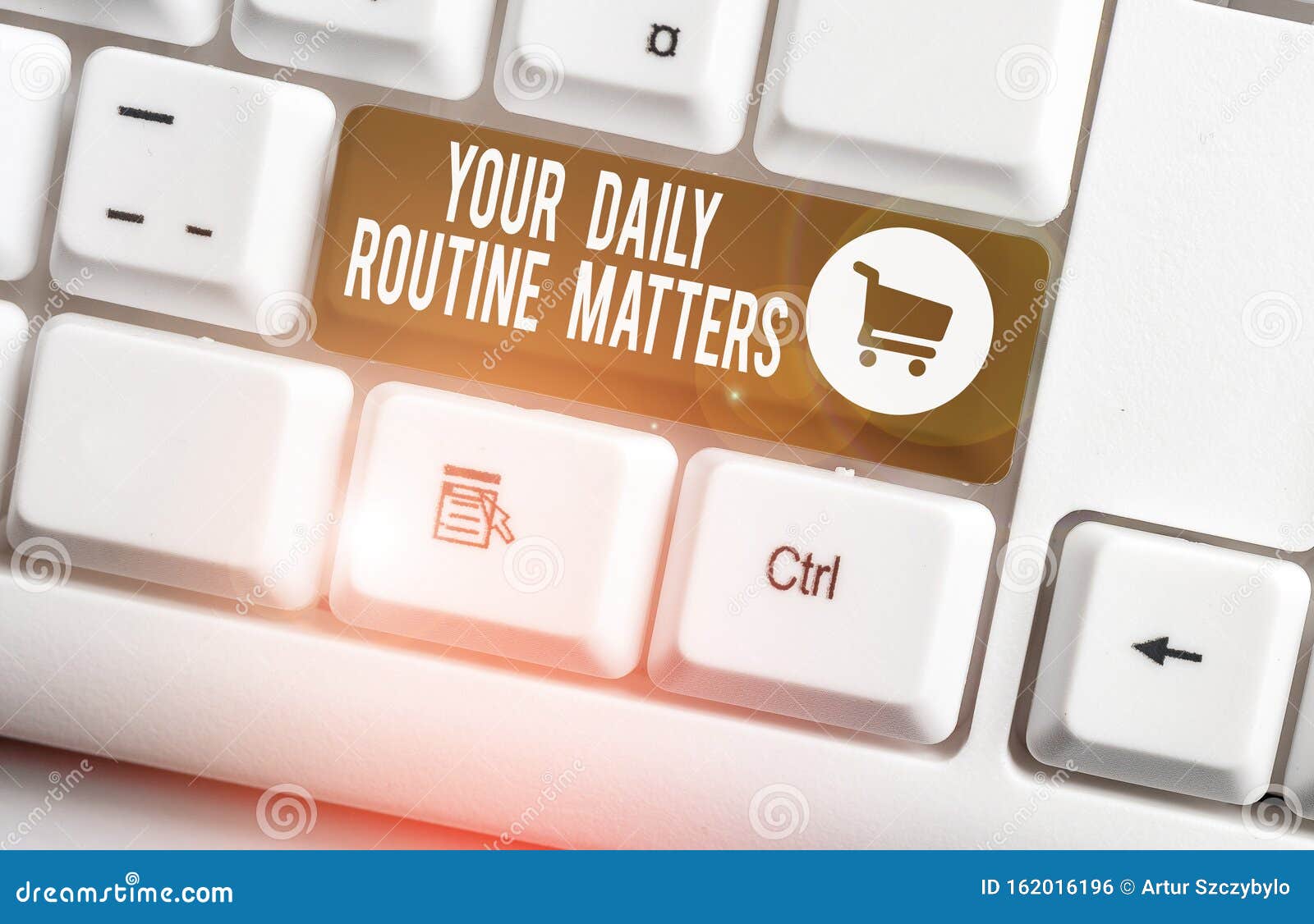 Word Writing Text Your daily Routine Matters. Business Concept for ...