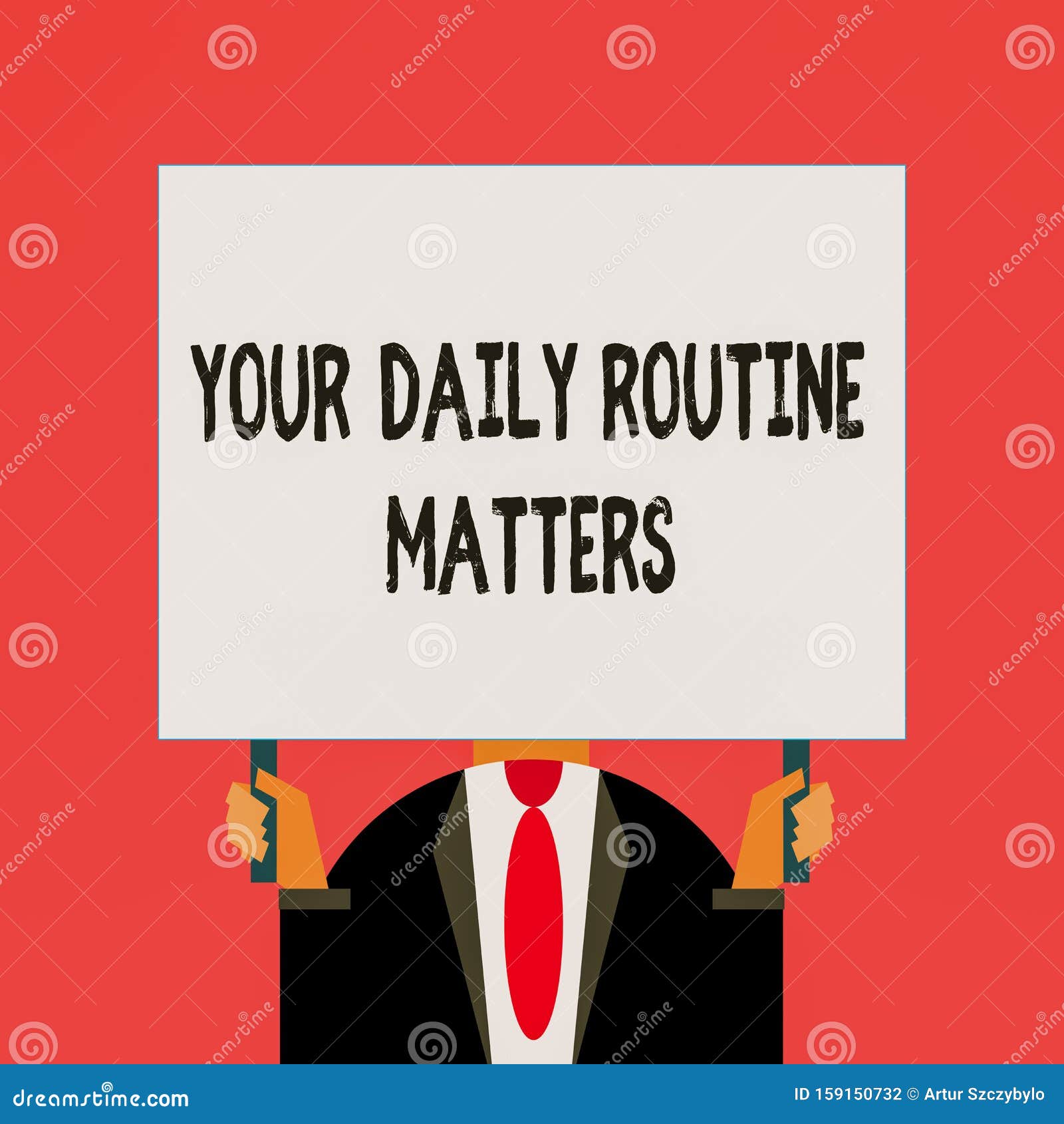 Word Writing Text Your daily Routine Matters. Business Concept for ...