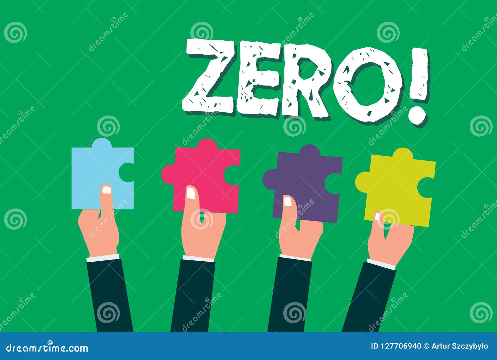 Word Writing Text Zero. Business Concept for No Quantity or Number ...