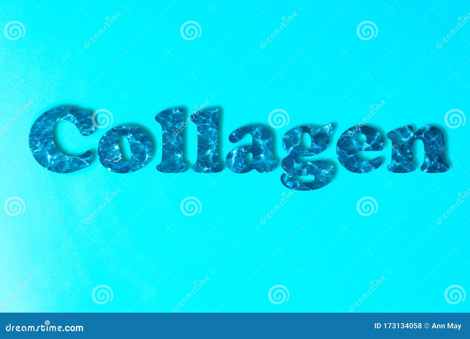 The Word Written in Collagen Stock Illustration - Illustration of fuel ...
