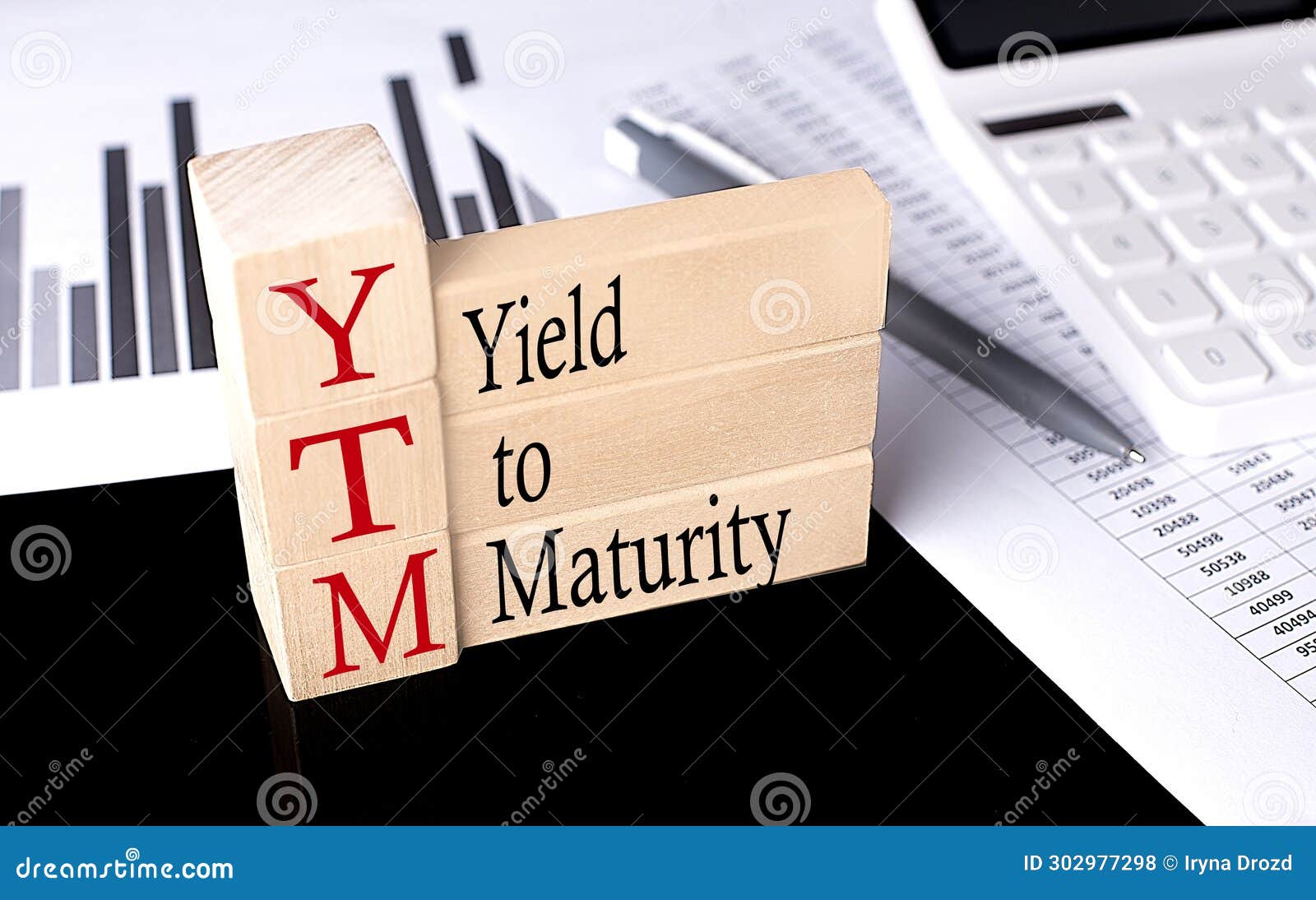 Yield To Maturity YTM Is Shown Using The Text Stock Image ... Yield To Maturity YTM Is Shown Using The Text Stock Image ...