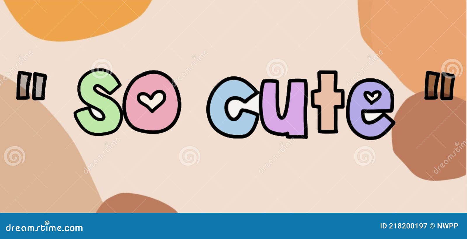 The wording is so cute stock illustration. Illustration of face - 218200197