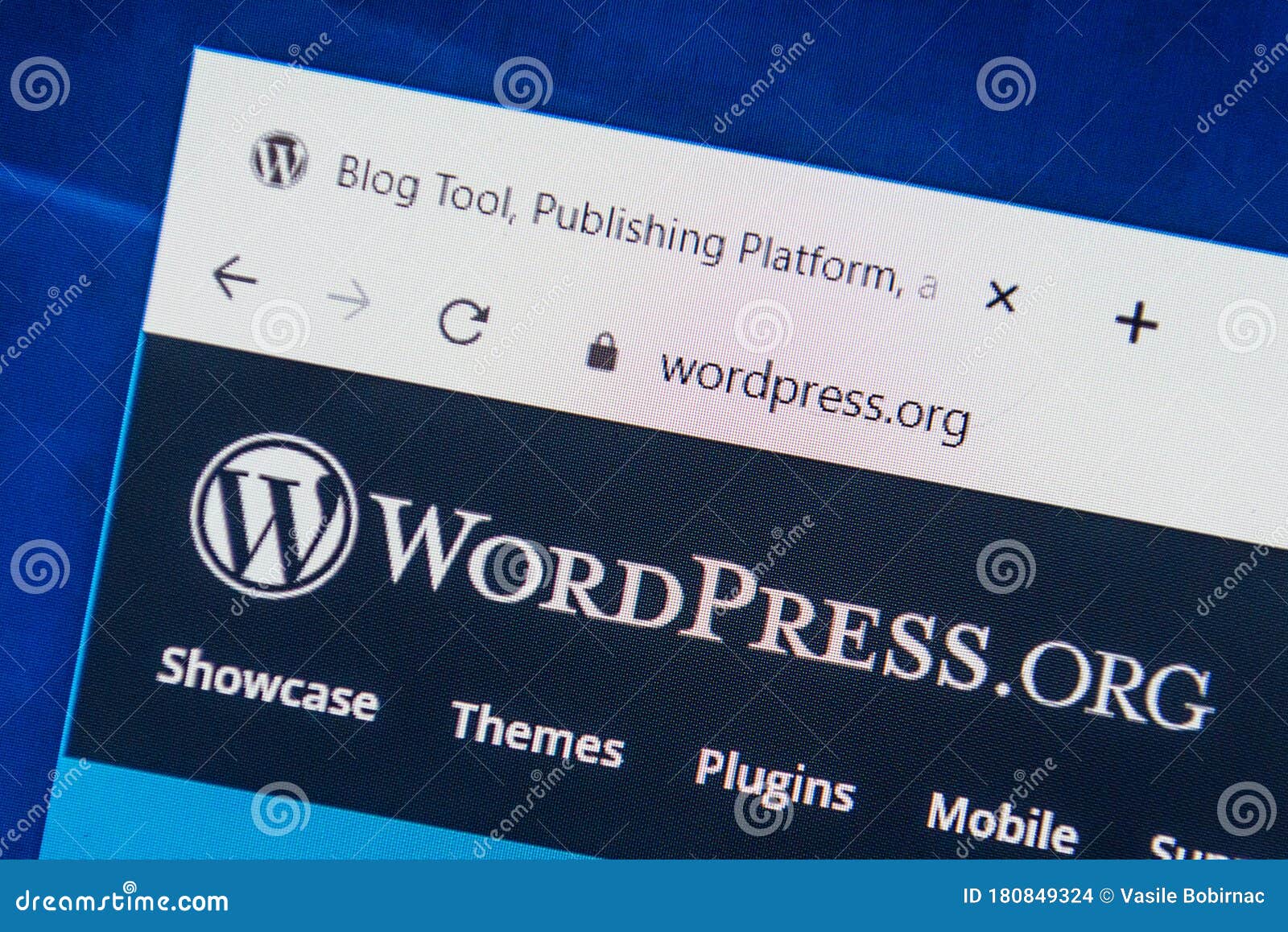 Wordpress.org Web Site. Selective Focus. Editorial Stock Image - Image ...