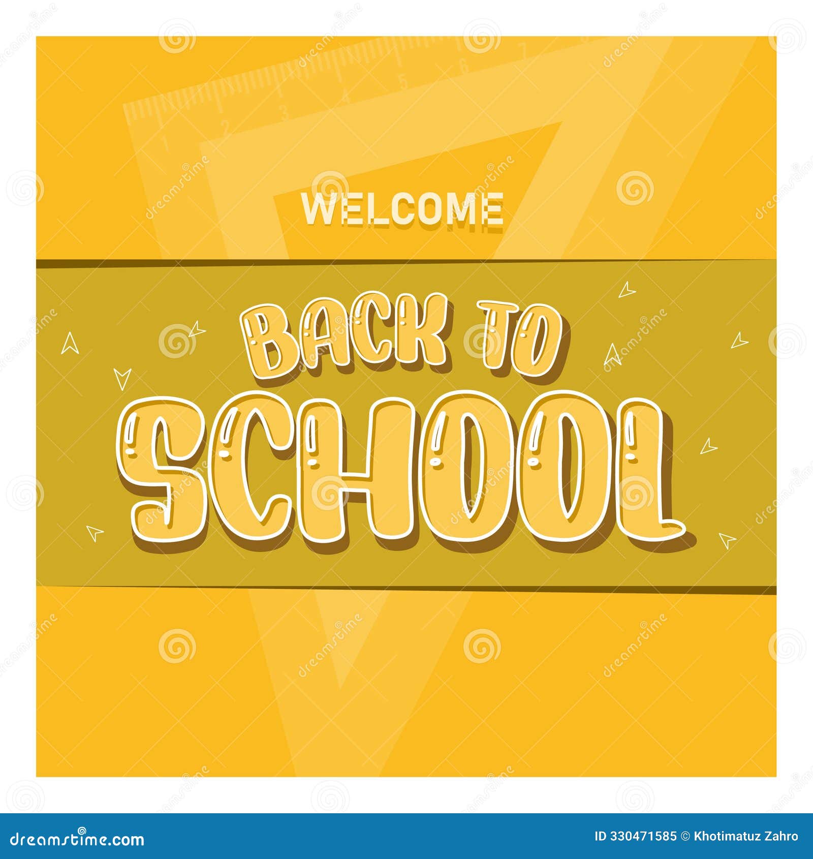 Triangular Ruler Or Line Gauge As Office Supply And Stationery Object ...