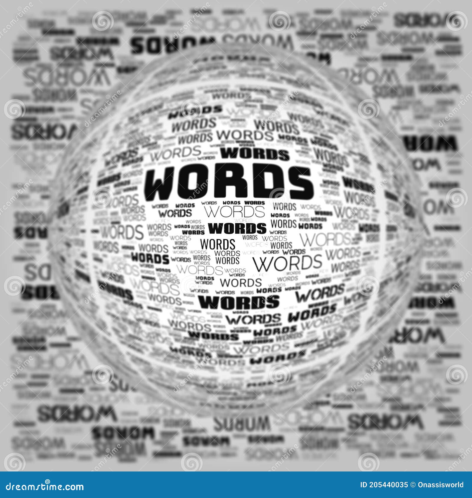 Words Elements Abstract Background Shapes Textured Blurred ...