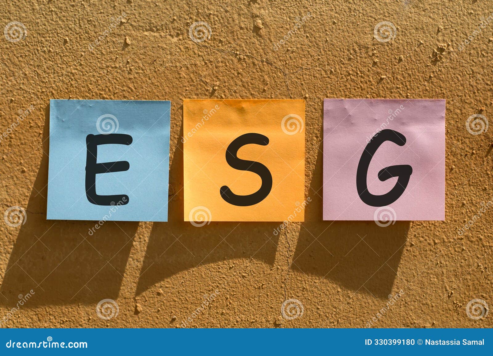 Words ESG on a Multi-colored Paper Stickers and Future Environmental ...