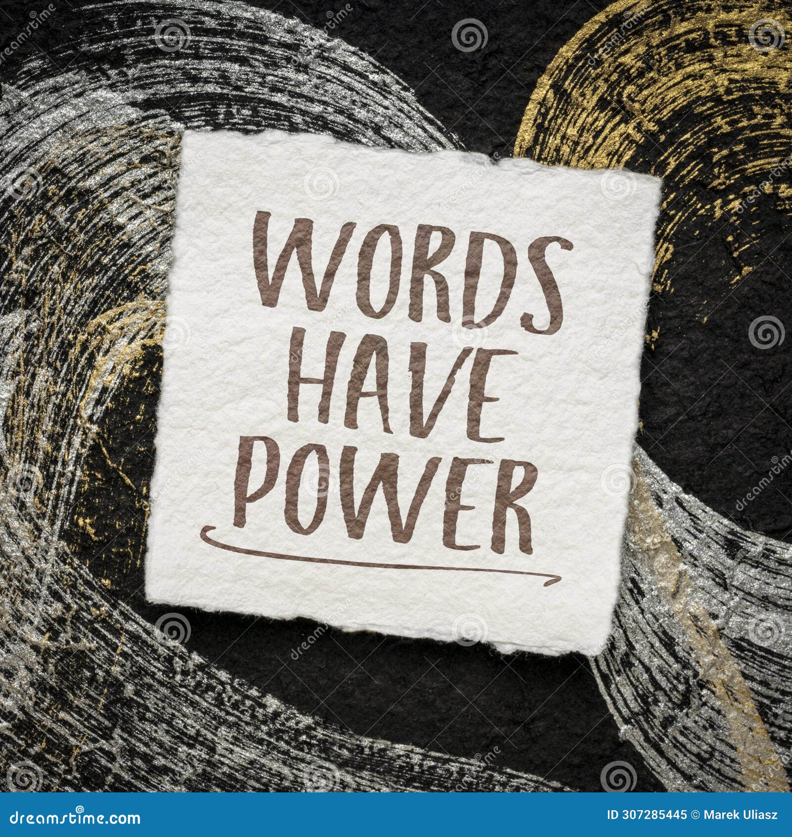 Words Have Power - Inspirational Note, Communication and Influence ...