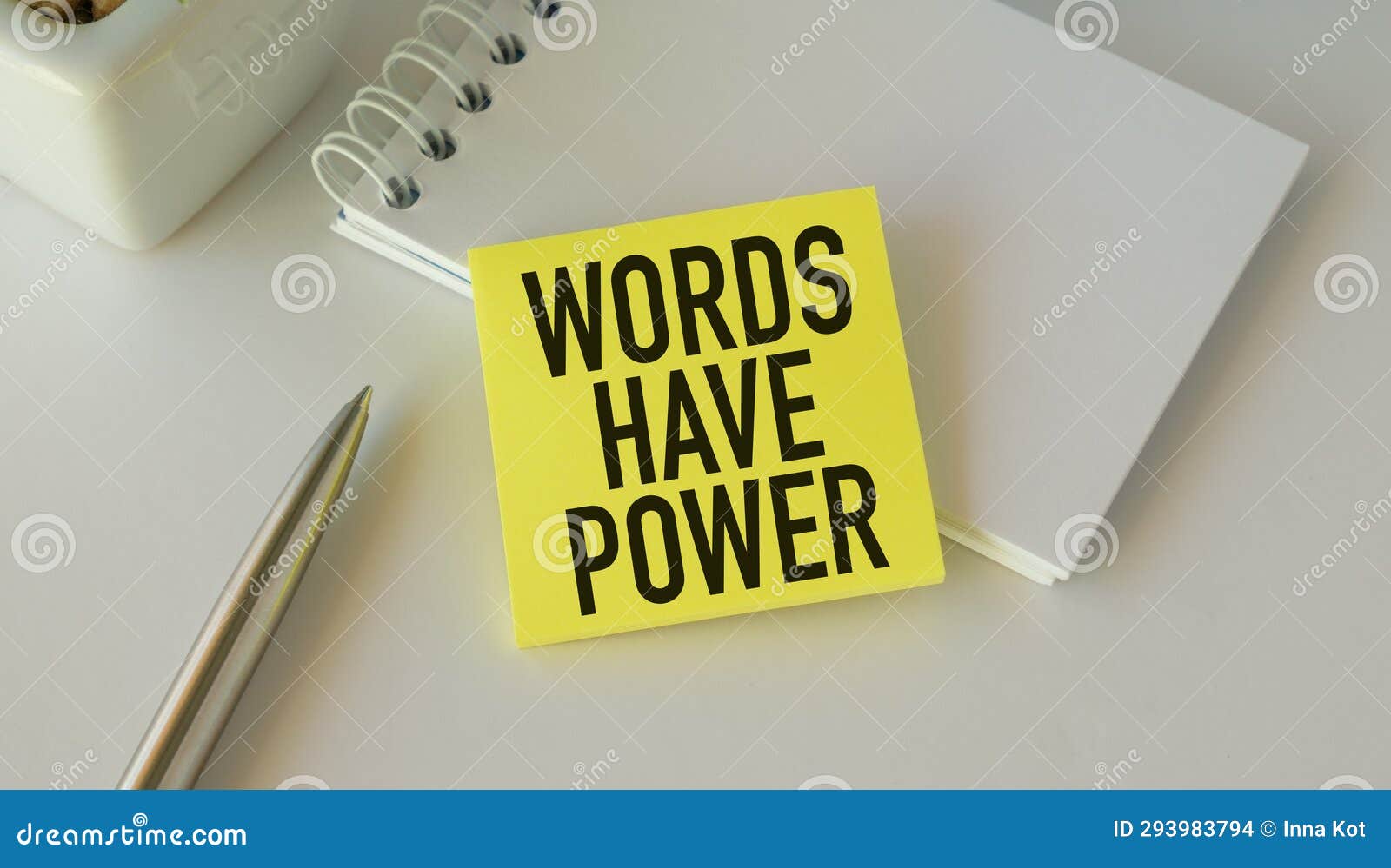 Words Have Power, Motivational Words Quotes Concept Stock Photo - Image ...