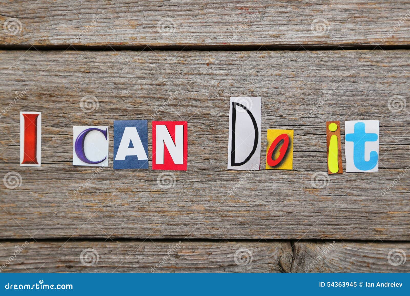 The words i can do it stock image. Image of alphabet - 54363945