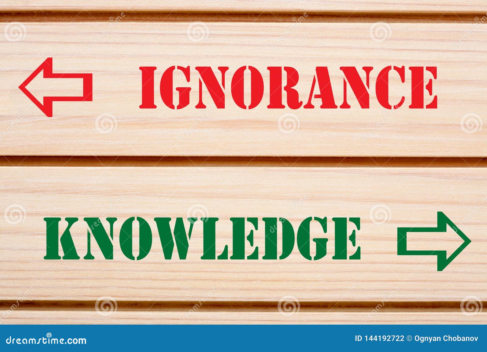 Words Uninformed Or Informad - Dilema Concept Stock Photography ...