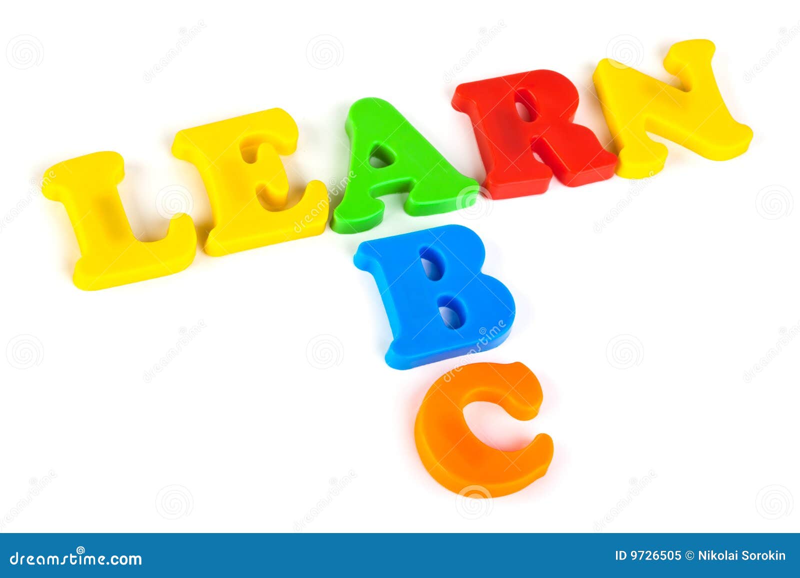 Words Learn and ABC stock image. Image of crossing, alphabet - 9726505