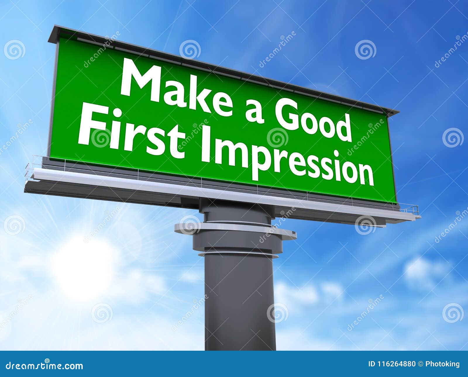 Make a Good First Impression Stock Illustration - Illustration of ... Make a Good First Impression Stock Illustration - Illustration of ...