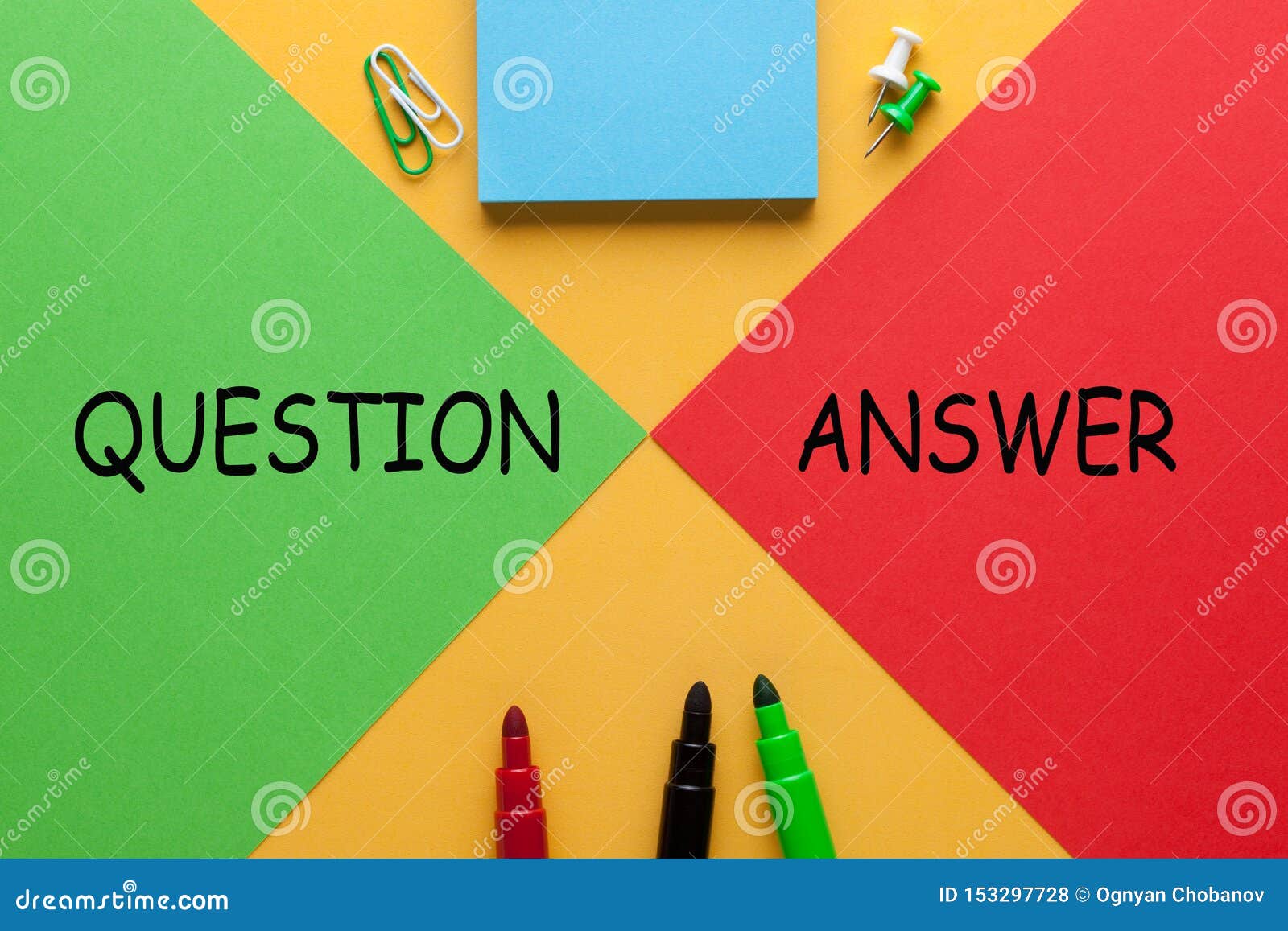 Question Answer Concept stock photo. Image of education - 153297728