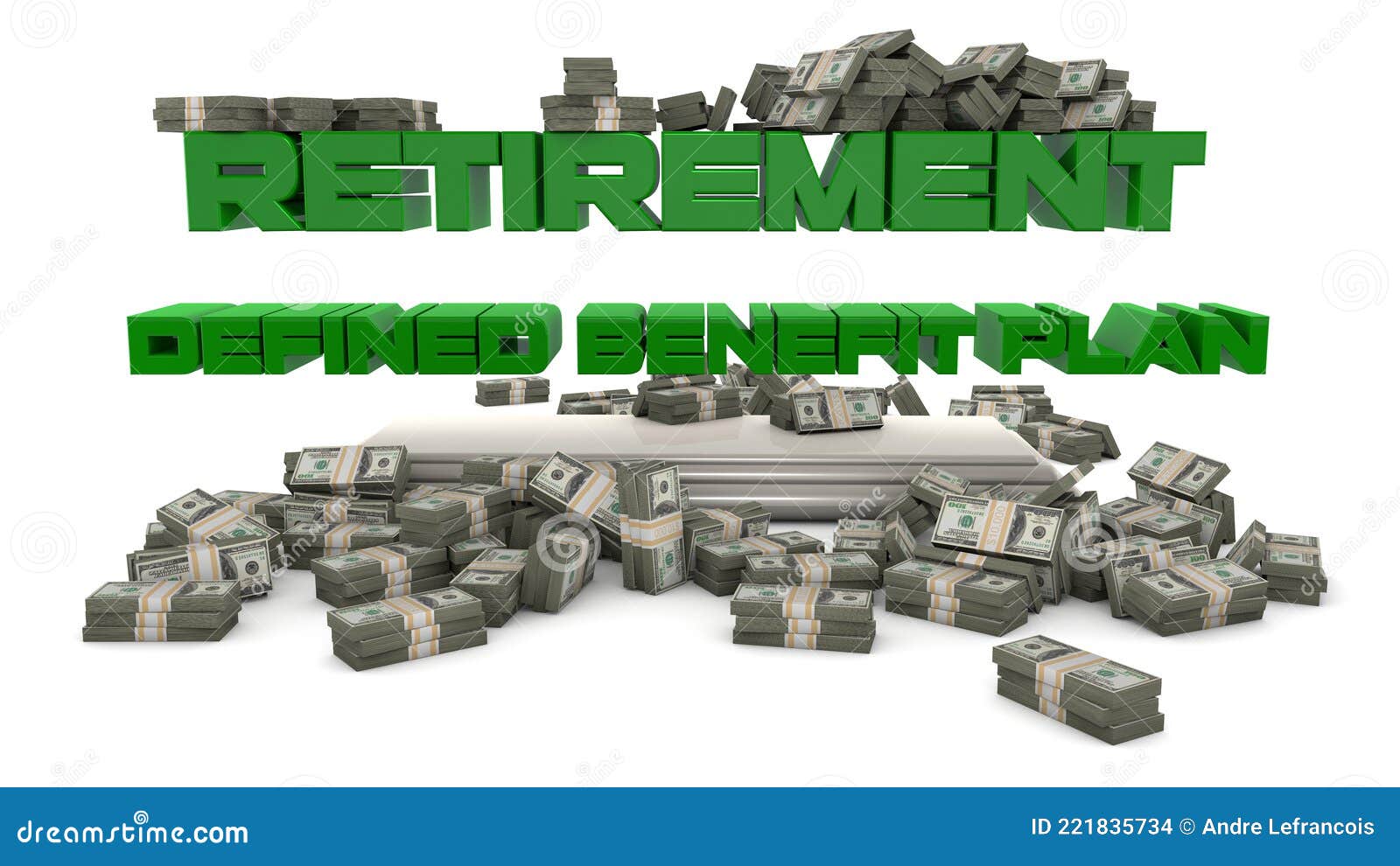 Retirement Defined Benefit Plan Stock Illustration - Illustration of ...