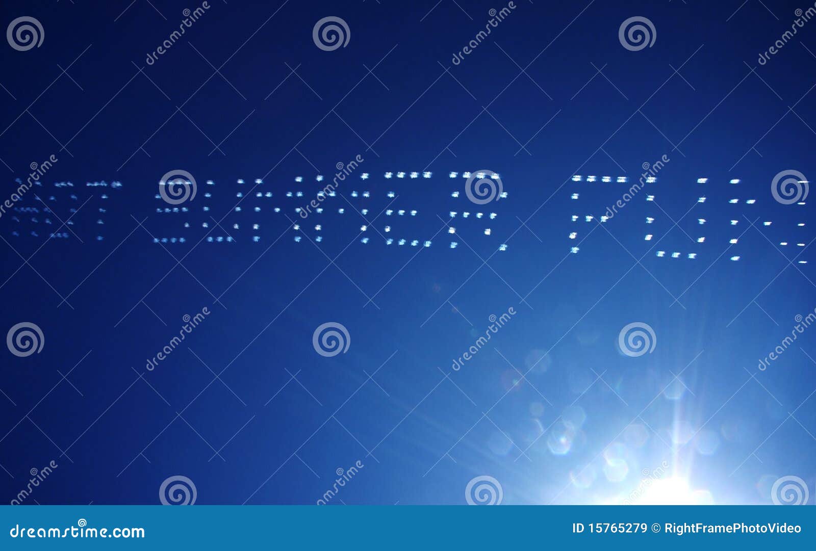 Words In The Sky Created By Airplanes Stock Image - Image of aircraft ...