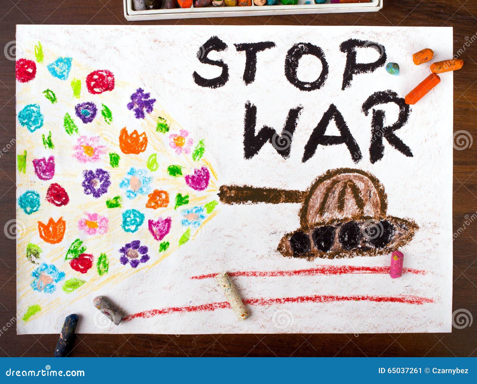 Words stop war stock image. Image of kids, draw, fight - 65037261